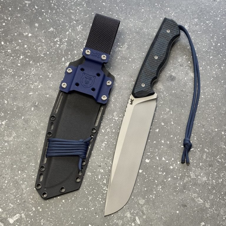 Nóż MK Knives & Tools Crowbar "Fear The Bear" Elmax Micarta